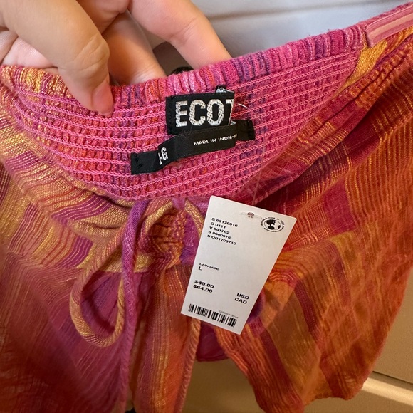 Urban Outfitters | Tops | Pink And Orange Urban Outfitters Flowy Crop ...